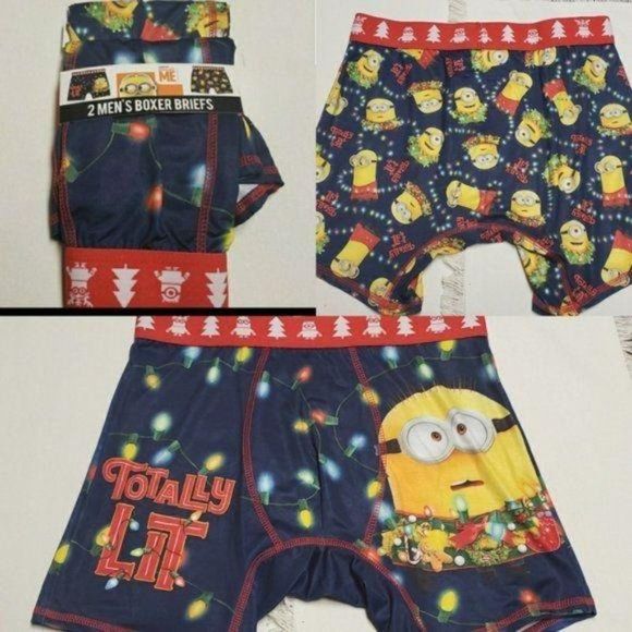 Universal | Underwear & Socks | Minions Despicable Me Mens 2pk Boxer ...